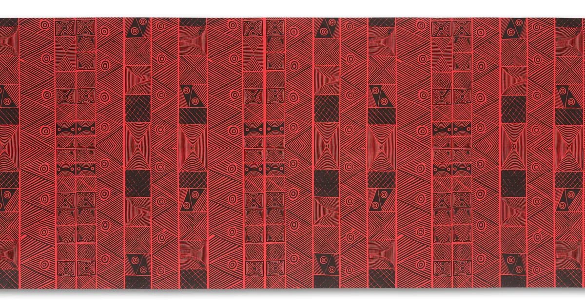 Pandanus [length of fabric] - AGSA Collection