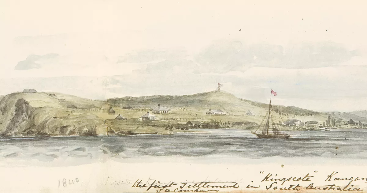 "Kingscote" Kangaroo Island. The first settlement in South Australia ...