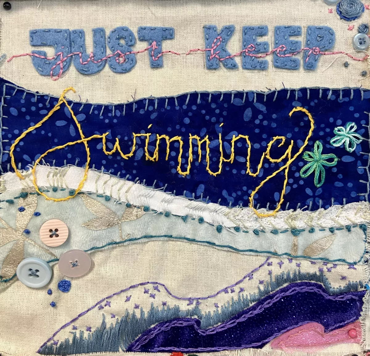 Year 8 Stitch and Resist - Glenunga International High School - AGSA