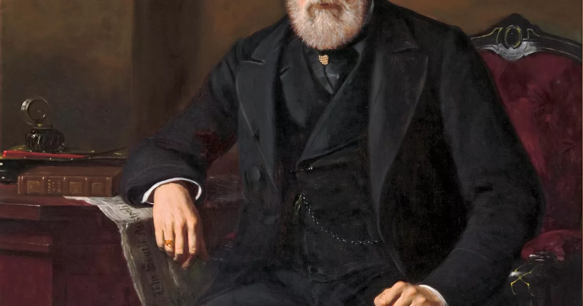 Portrait of Jacob Montefiore, J.P., F.R.G.S. - AGSA Collection