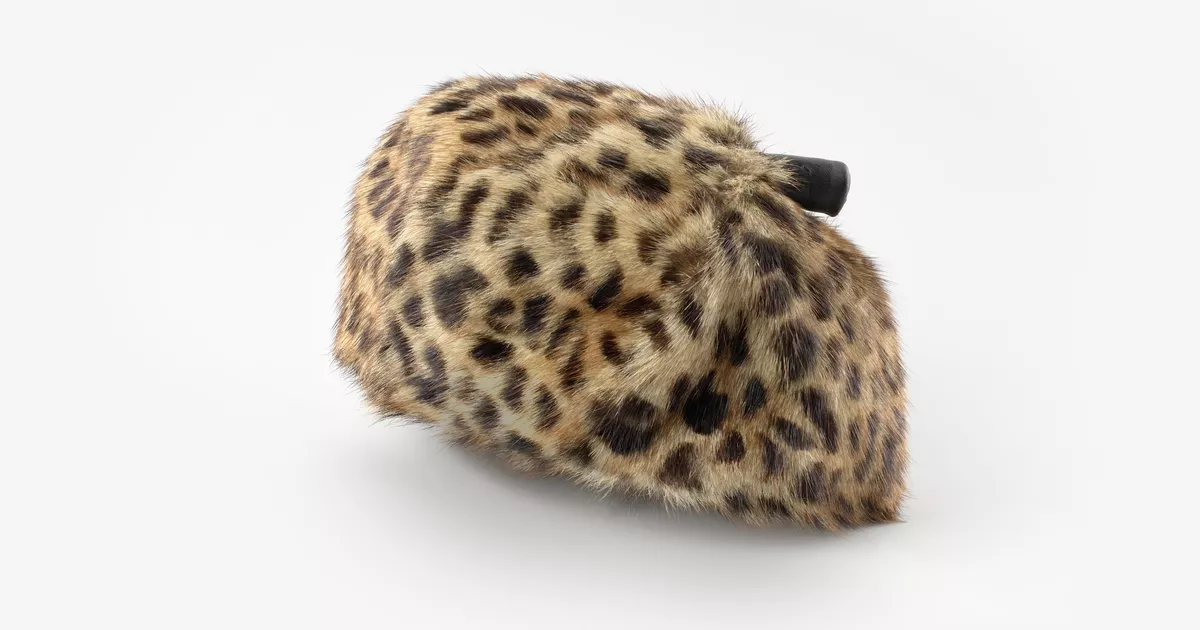 Hat, leopard fur - AGSA Collection