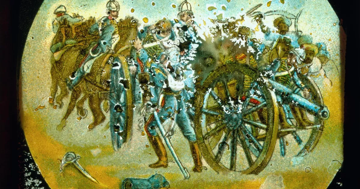 Cartoon battle scene - 9 - AGSA Collection