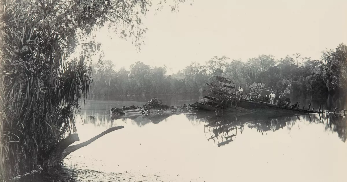 Wreck of 'Young Australia' at Roper River - AGSA Collection