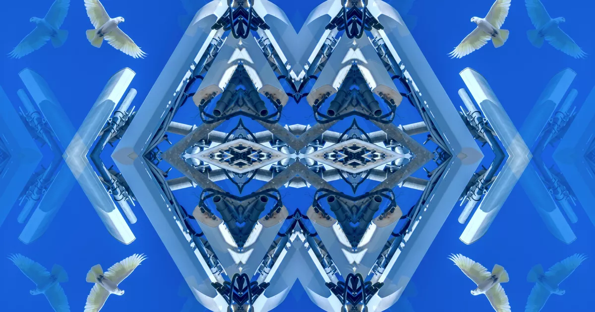 Barkindji Blue Sky - Ancestral Connections #10 - AGSA Collection