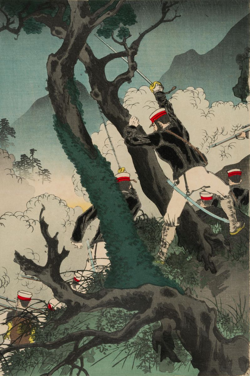 Long live the Great Japanese Empire! Our army's victorious attack on ...