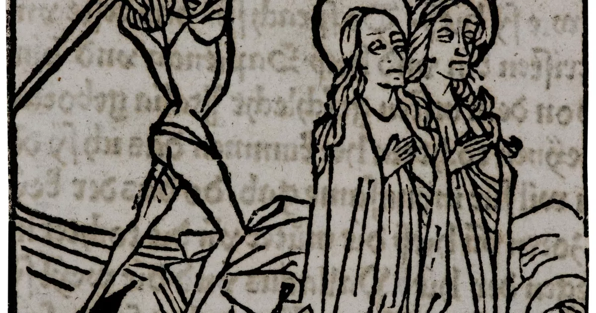 The beheading of Saints Faith, Hope, Charity and Wisdom - AGSA Collection