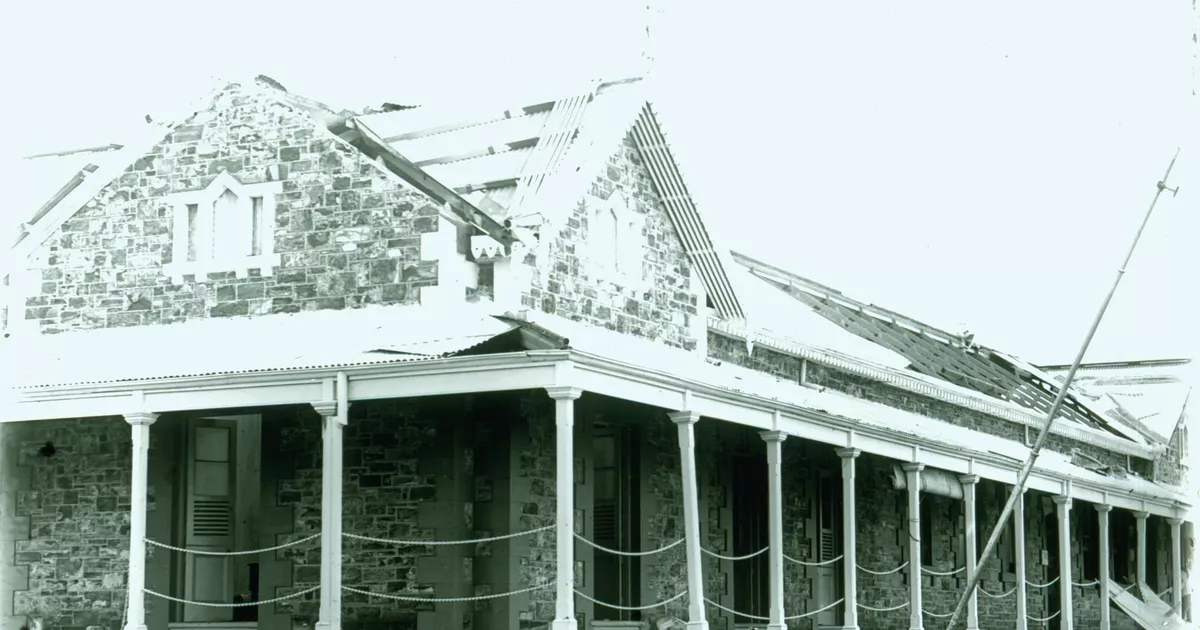 Building after cyclone - AGSA Collection