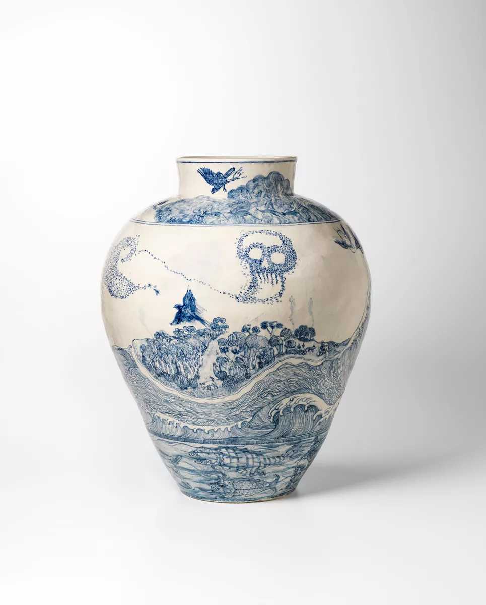 Wave urn - AGSA Collection