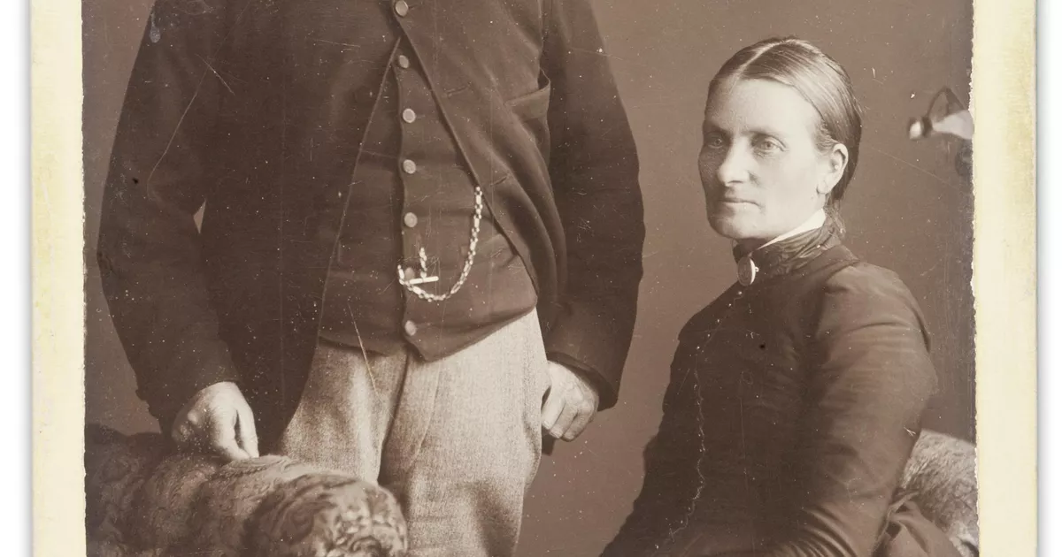 Portrait of William Bentley and wife - AGSA Collection