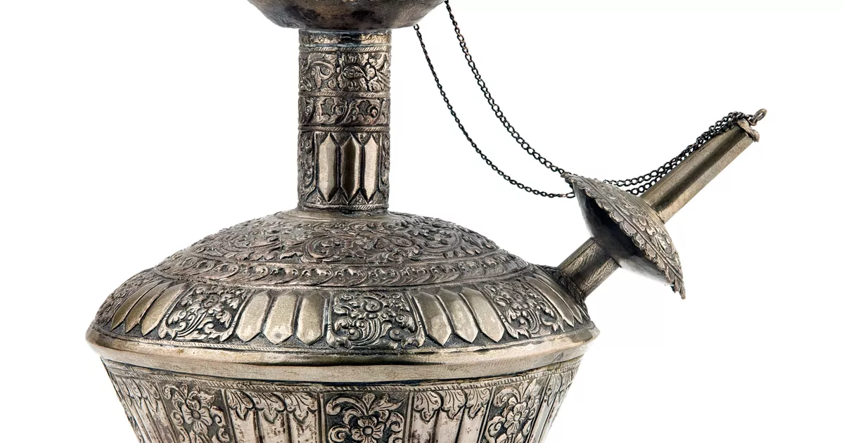 Pouring vessel (kendi), with flange spout - AGSA Collection