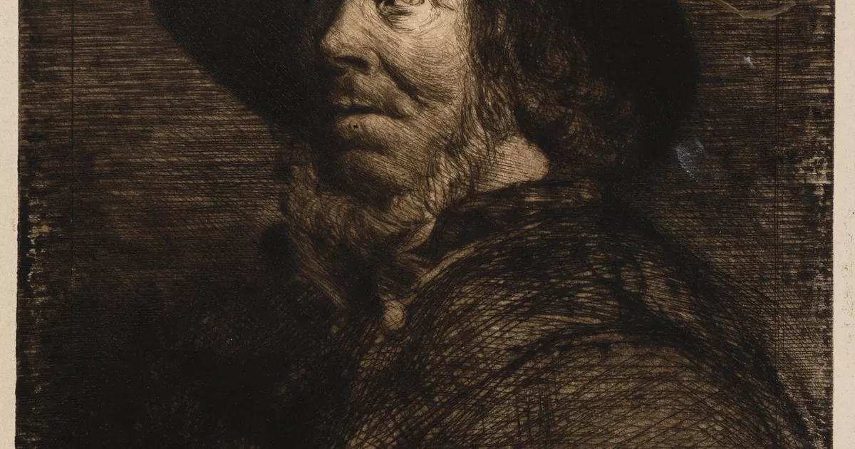 A Breton man looking up - AGSA Collection