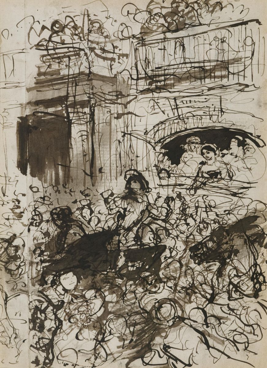 Sketch of a procession - AGSA Collection