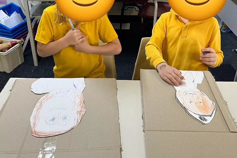 Year 2-4 Portraits - Hamley Bridge Primary School - AGSA