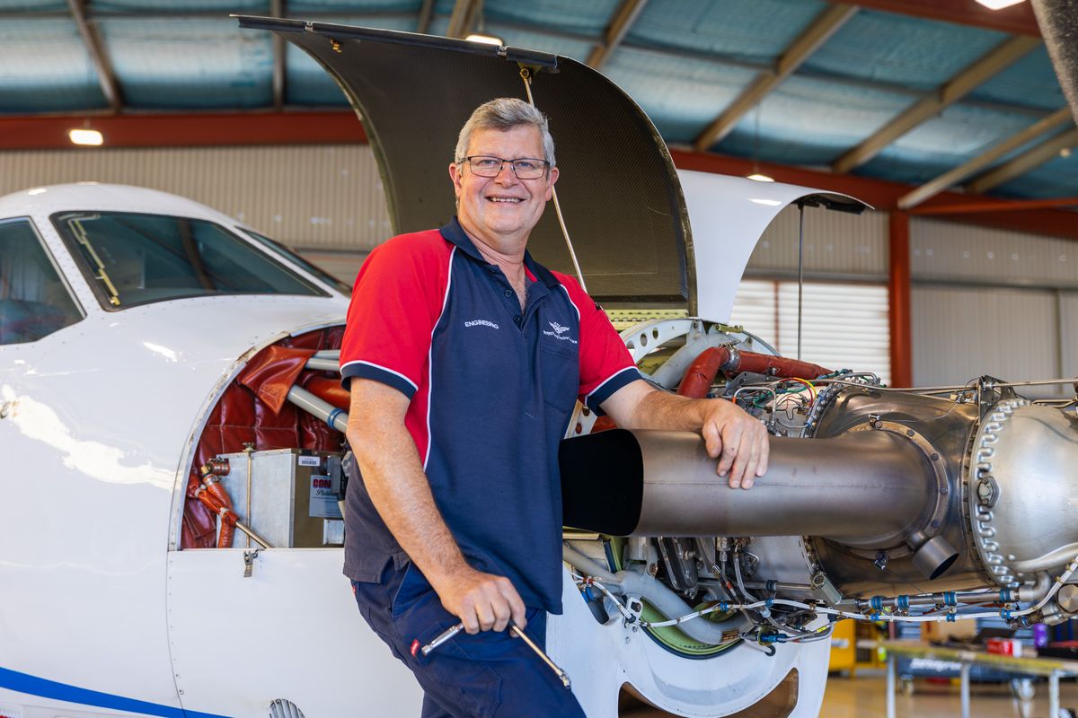 How a flying school bus started it all for RFDS Engineer Doug Briggs ...