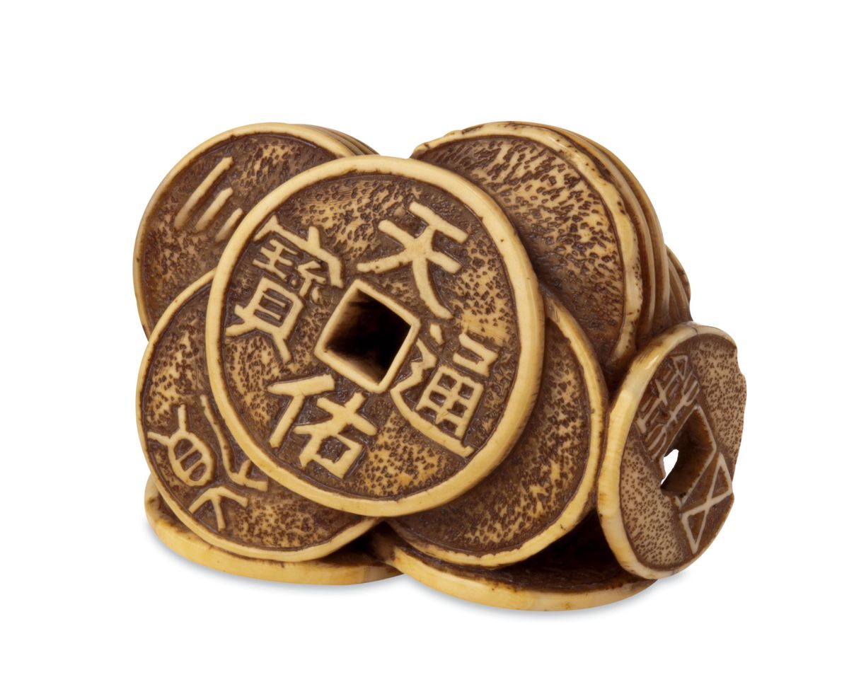 Netsuke, Chinese coins - AGSA Collection