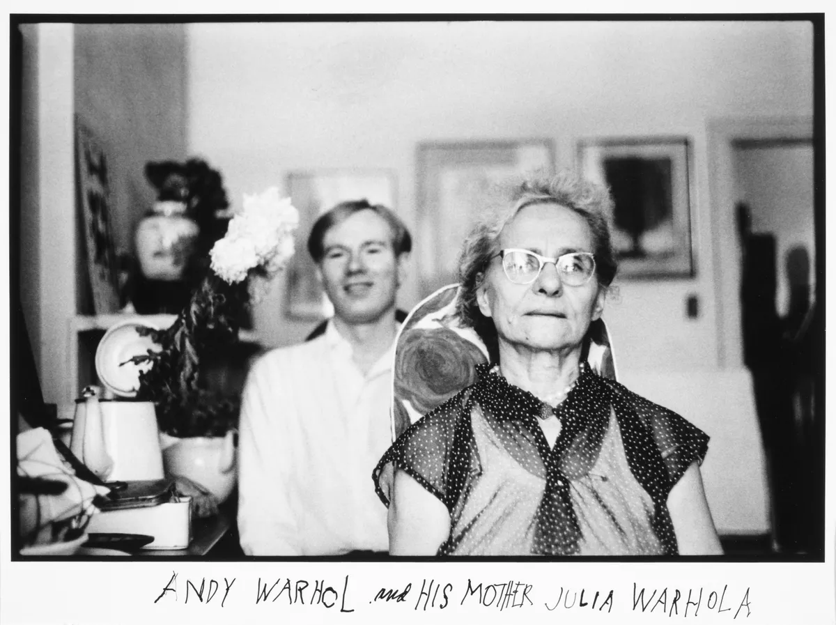 Andy Warhol and his mother Julia Warhola - AGSA Collection