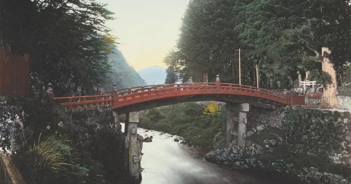 Red Lacquer [sacred bridge] Nikko - AGSA Collection