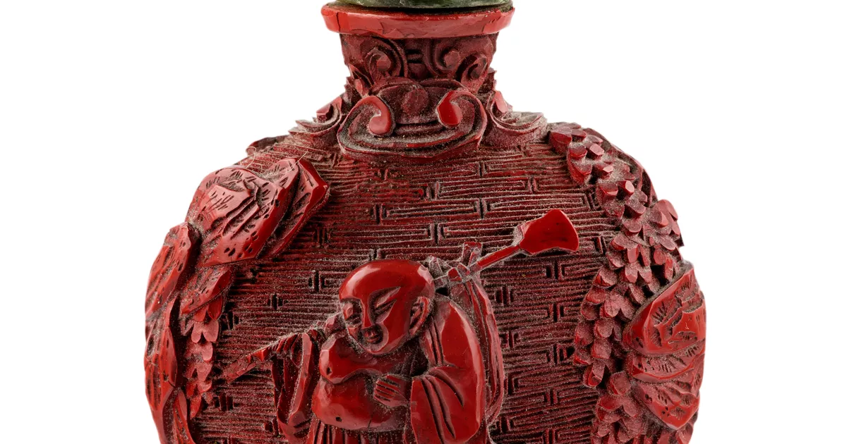 Snuff box, with Daoist figures - AGSA Collection