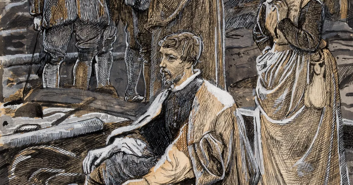 Study for the poem 'Winstanley' - AGSA Collection