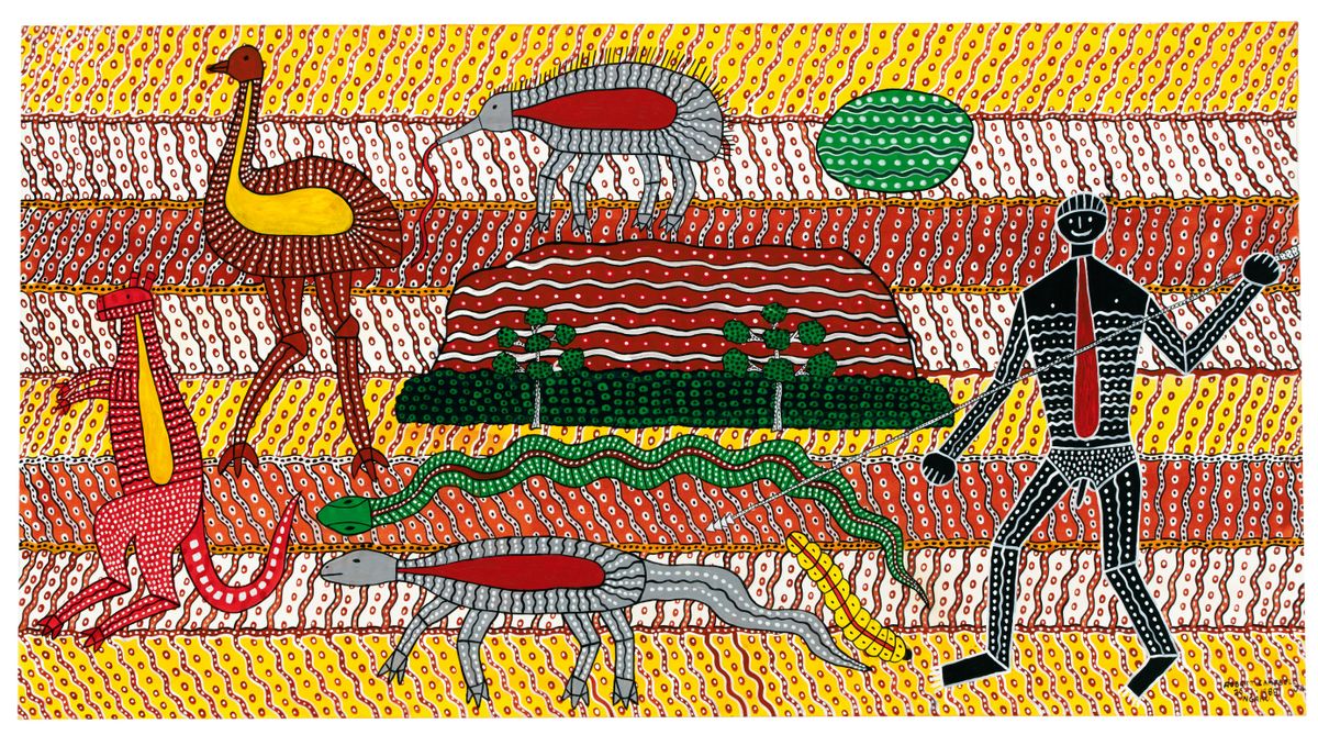 Hunting food at Uluru - AGSA Collection