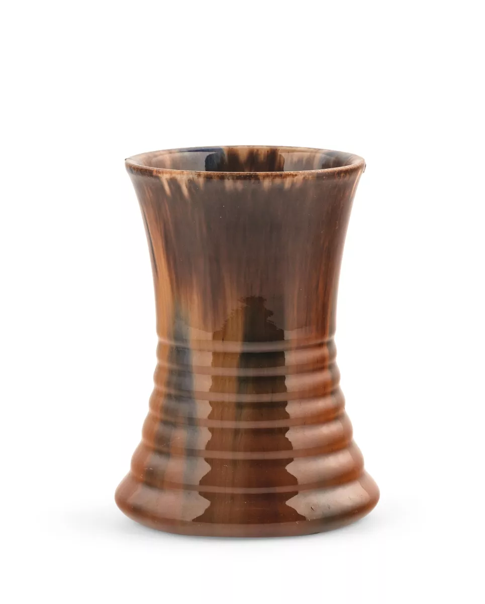 Spill gum vase [tan/blue/cream] - AGSA Collection