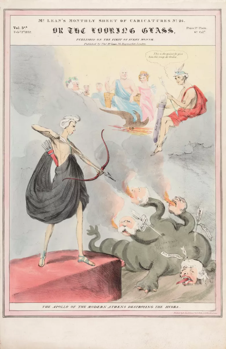 McLeans Monthly Sheet of Caricatures, No.26, Feb 1st 1832 - AGSA Collection