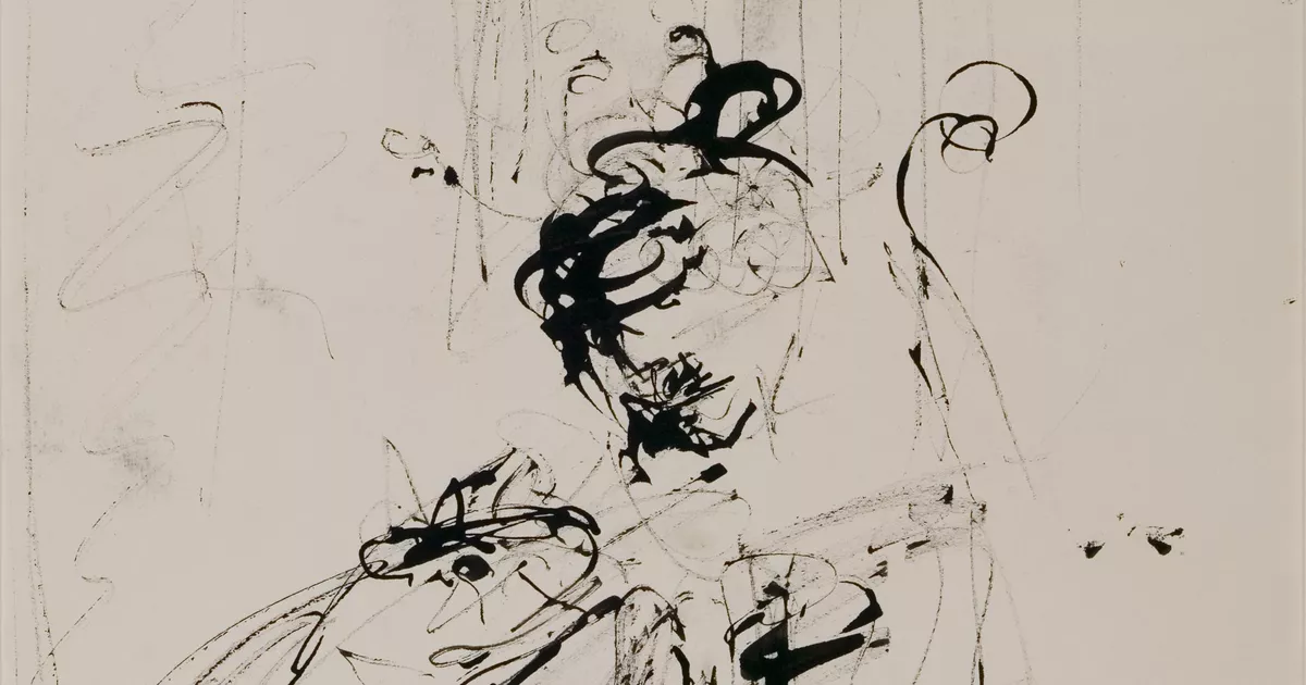 Seated figure with dog - AGSA Collection