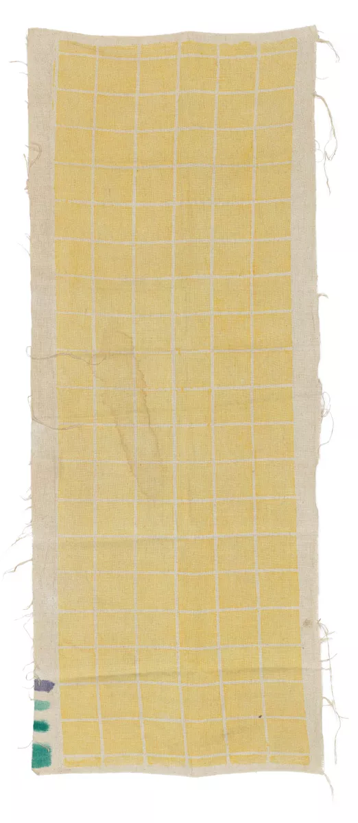 Fabric design: (yellow squares) - AGSA Collection