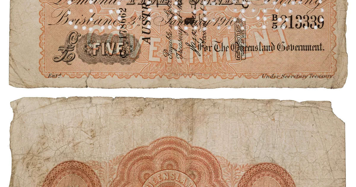 Superscribed Note. Commonwealth of Australia: Queensland Government ...