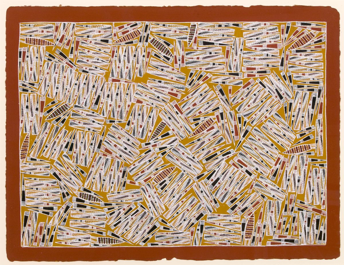 Stone spear heads from Wagilag sisters story - AGSA Collection