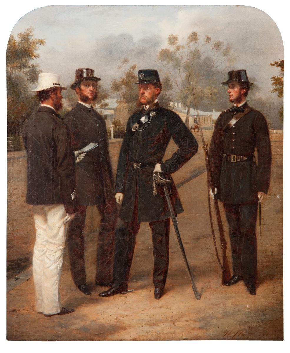 Officer and men of the Victoria Police Force - AGSA Collection