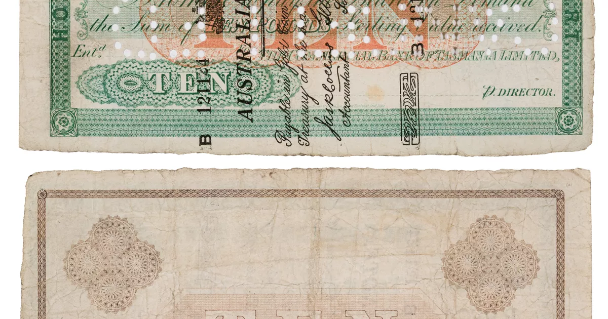 Superscribed Note. Commonwealth of Australia: The Commercial Bank ...