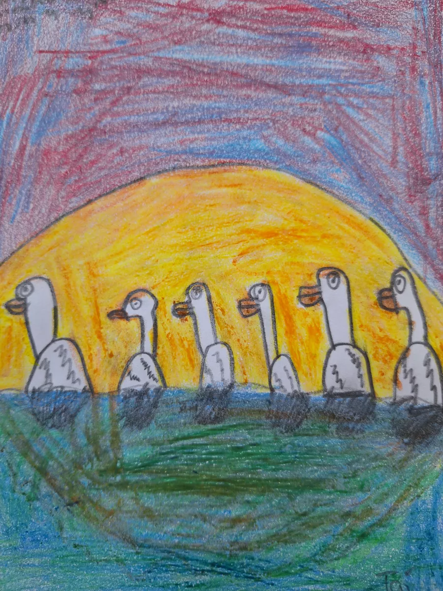 Year 3 & 4 Drawings - Para Vista Primary School - AGSA
