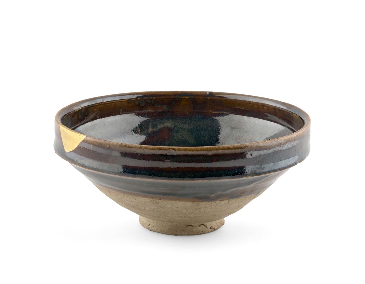 Bowl, with brown mottling, Cizhou ware - AGSA Collection