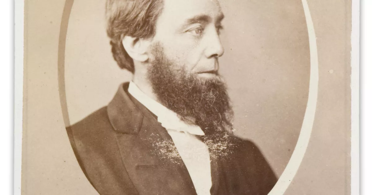 Profile portrait of a bearded gentleman - AGSA Collection