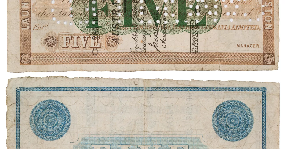 Superscribed Note. Commonwealth of Australia: The Commercial Bank ...