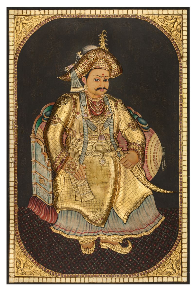 Portrait of Maharaja Serfoji II (r. 1798 – 1832) - AGSA Collection