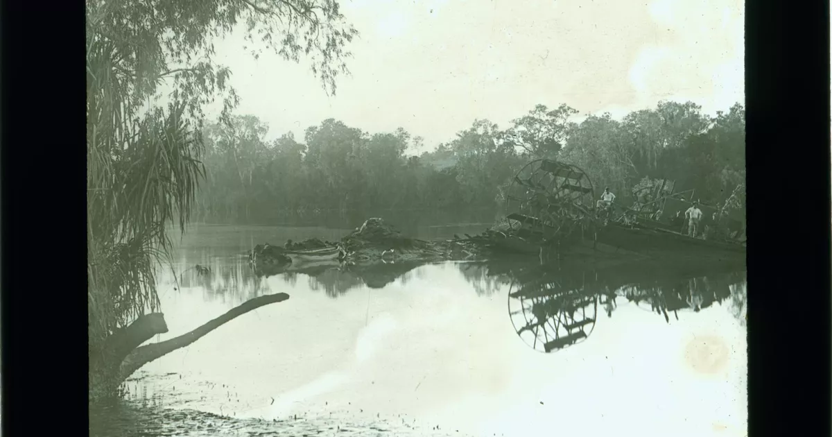 Wreck of 'Young Australia' at Roper River - AGSA Collection