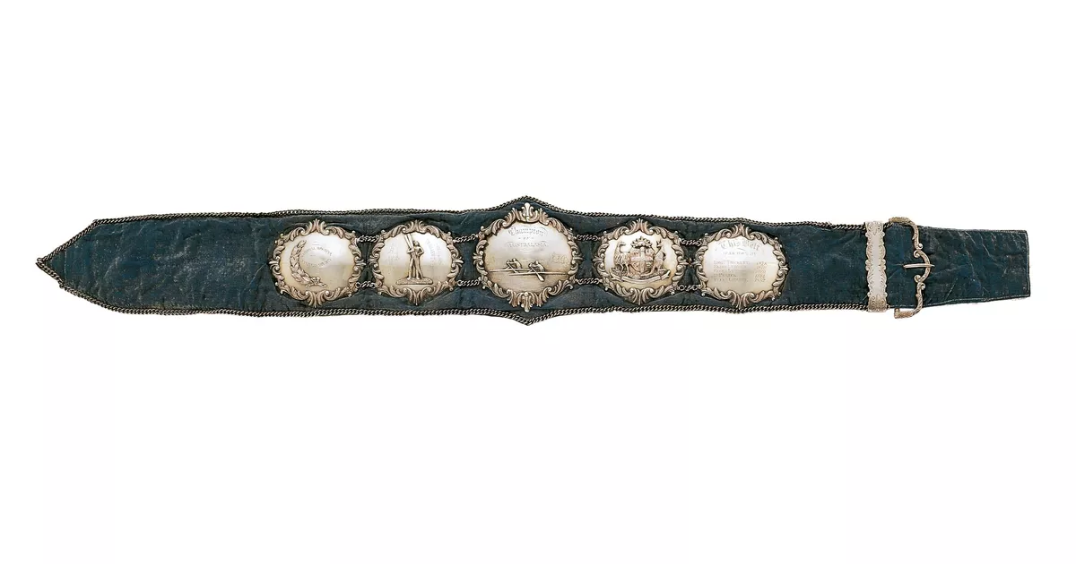 National Regatta Anniversary Day belt - AGSA Collection