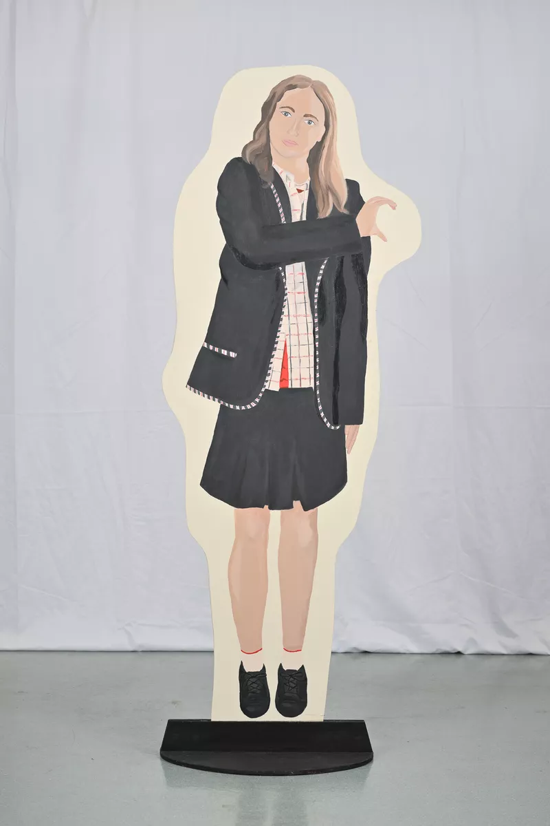Year 9 Life-size portraits - Tatachilla Lutheran College - AGSA