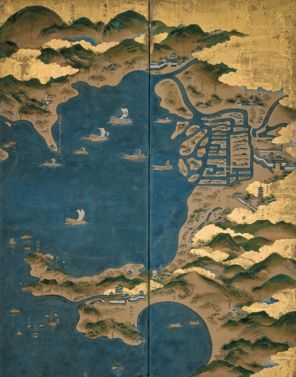Seto Inland Sea: Osaka to Nagasaki Sea Route - AGSA Collection