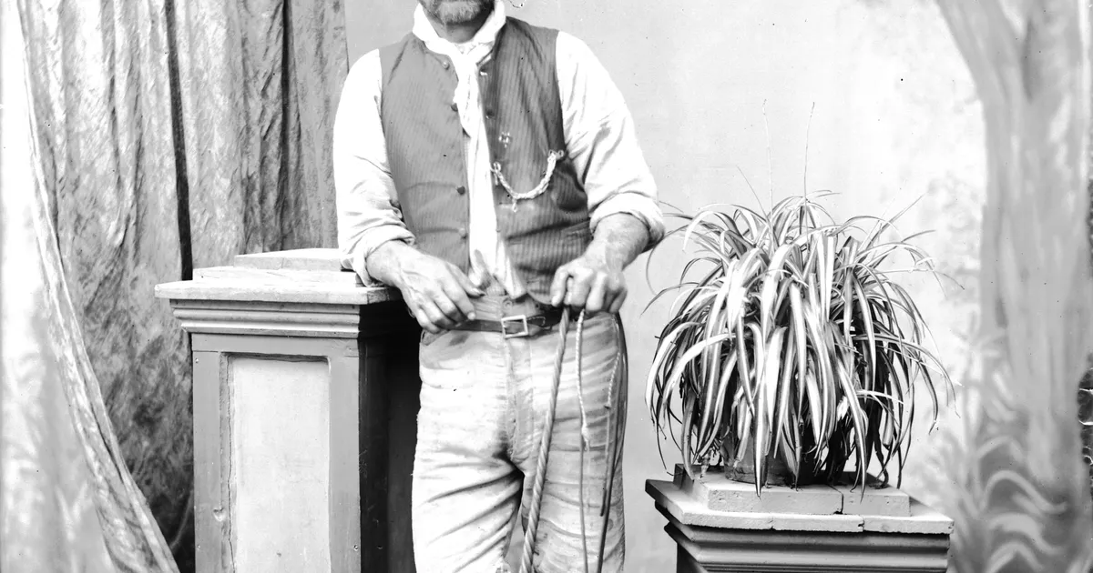 Studio portrait of C. Russack - AGSA Collection