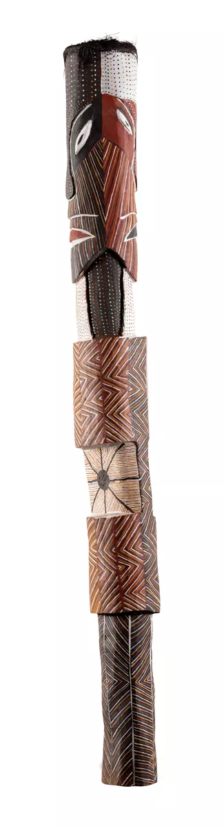 Tutini (Pukamani Pole) Feather - AGSA Collection