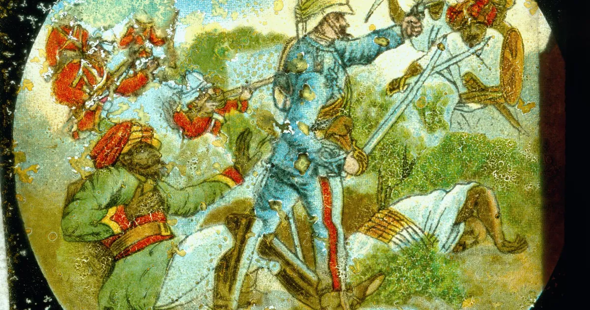 Cartoon battle scene - 8 - AGSA Collection