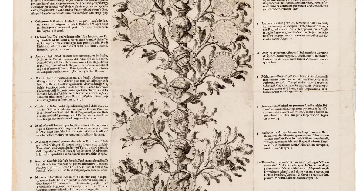 Tree of the Ottoman Sultans - AGSA Collection