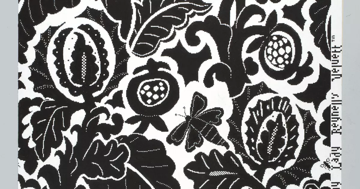Pattern for ‘My Lady Reynell’s Velvette’ - AGSA Collection