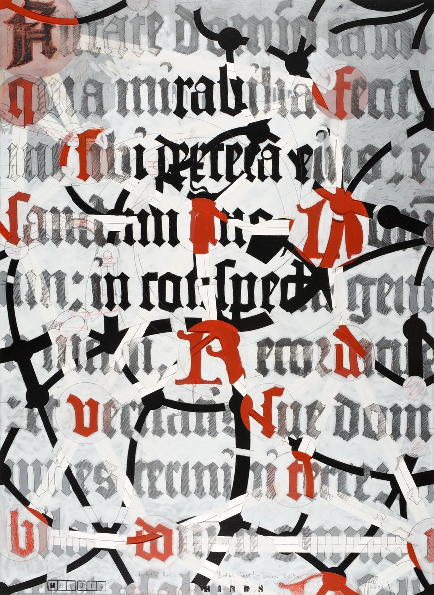 Sketch for ‘Latin Text’ - AGSA Collection