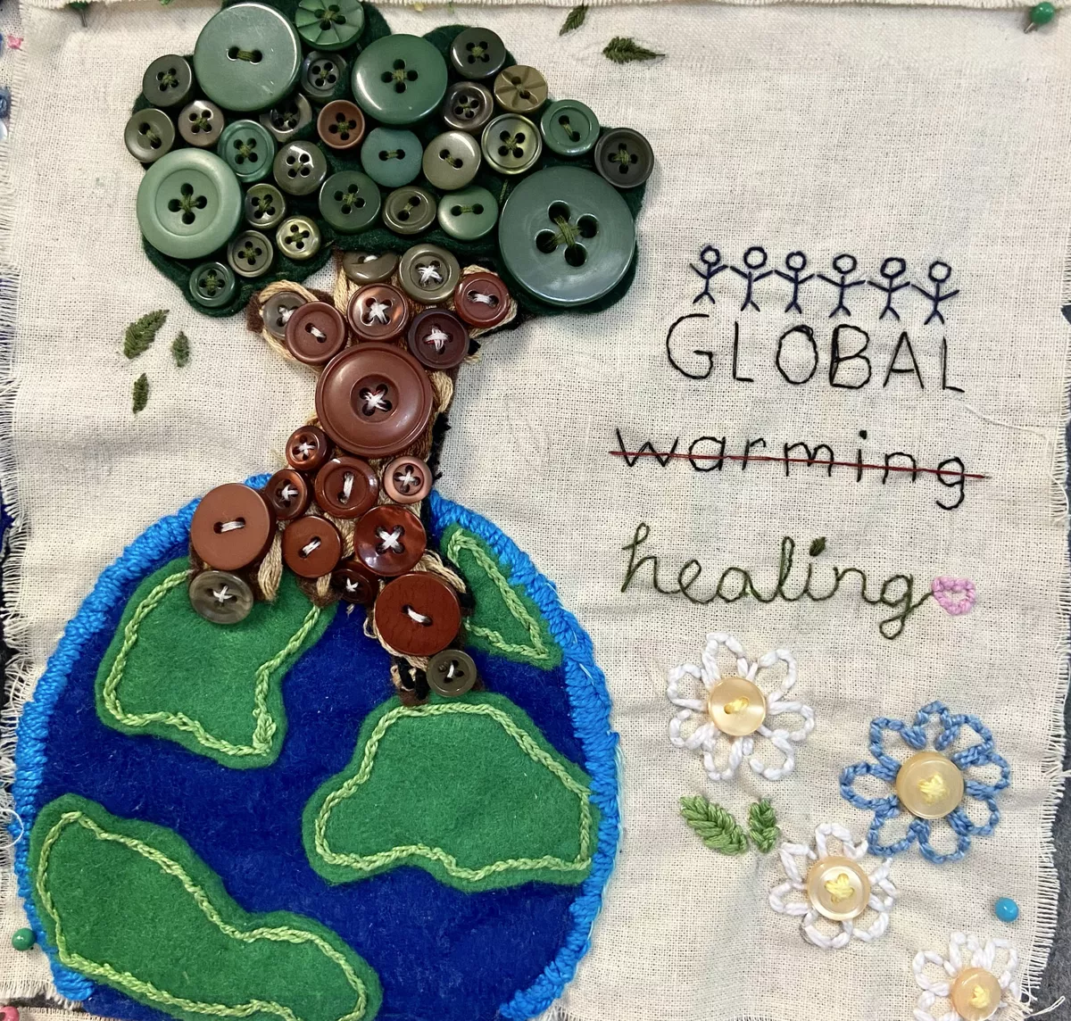 Year 8 Stitch and Resist - Glenunga International High School - AGSA