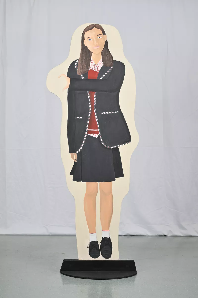 Year 9 Life-size portraits - Tatachilla Lutheran College - AGSA