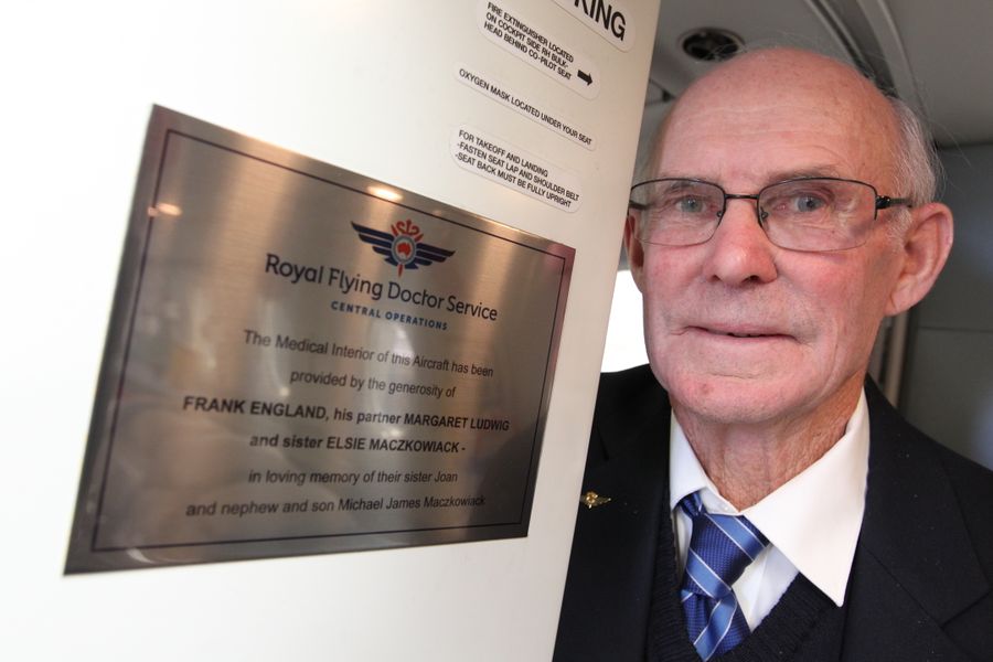 Remembering Frank England OAM | Royal Flying Doctor Service